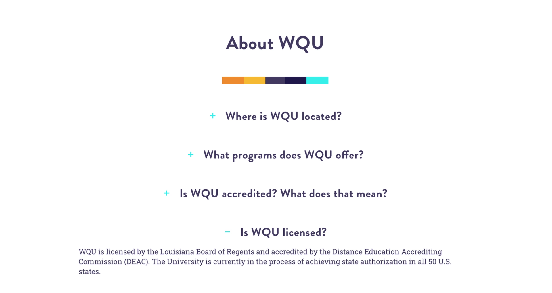 WorldQuant University - made with Sanity.io