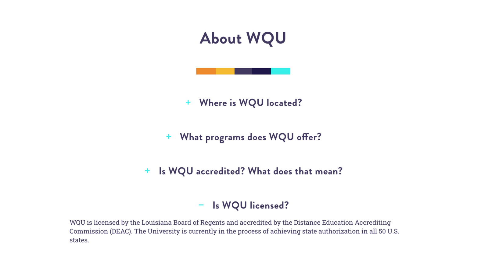 WorldQuant University - made with Sanity.io