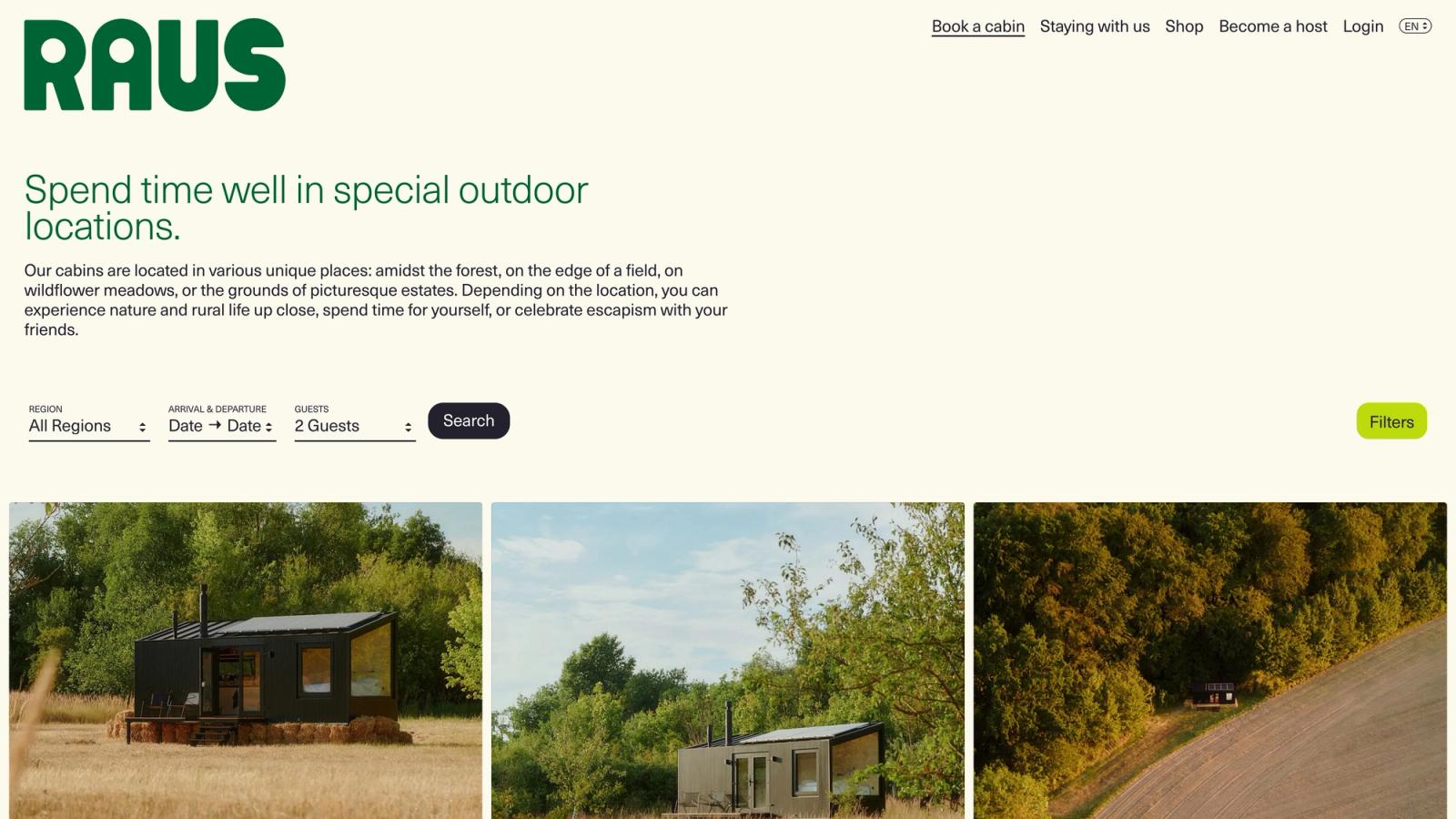 Raus - made with Sanity.io