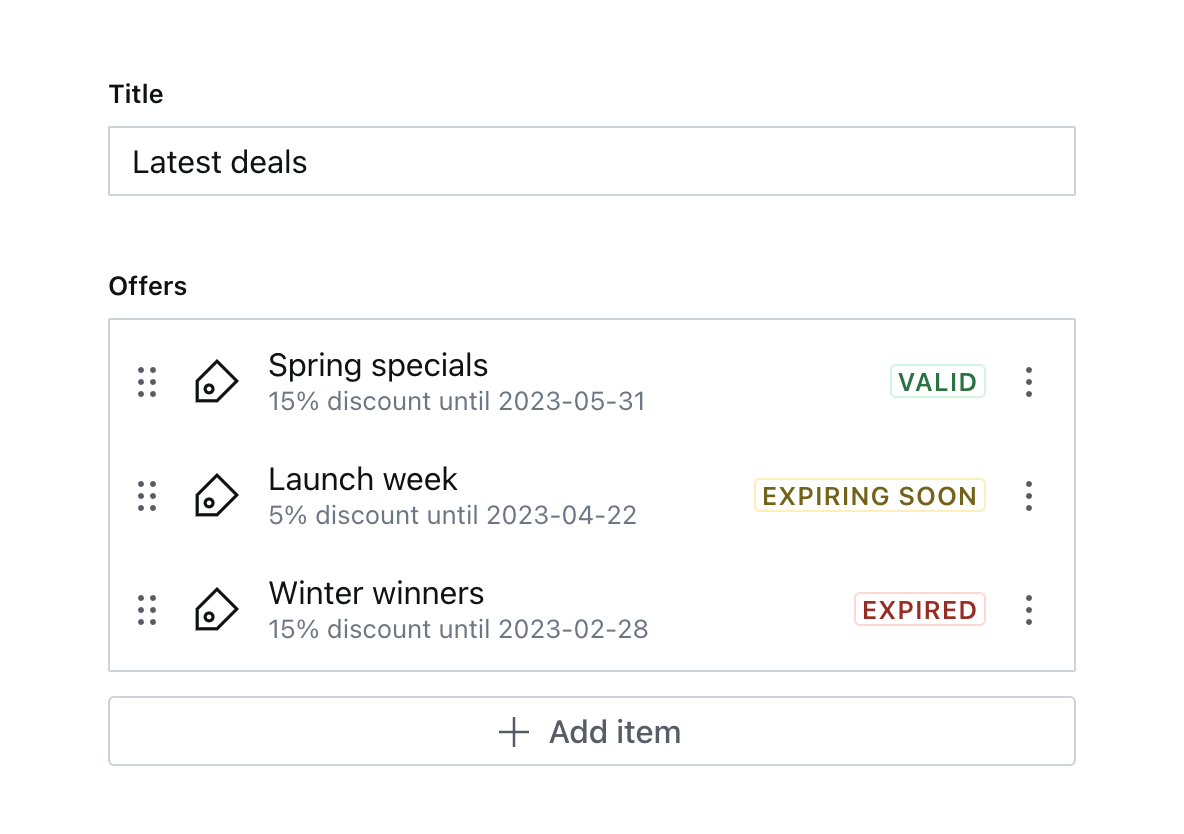 Create richer array item previews | Sanity.io guide