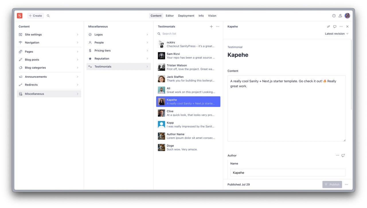 SanityPress 🖤 A Customizable Next.js + Sanity.io Starter Templat... - made with Sanity.io