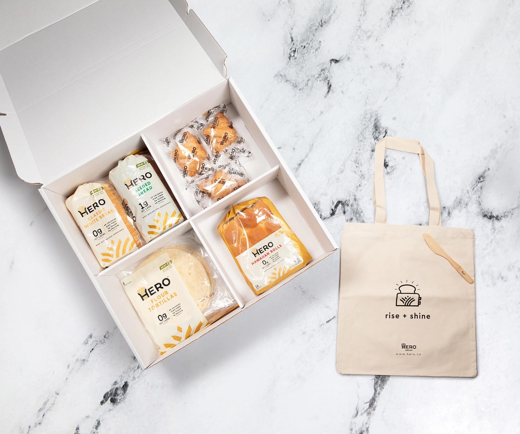 0-2g Net Carb, 0g Sugar Welcome Box | Hero Bread™