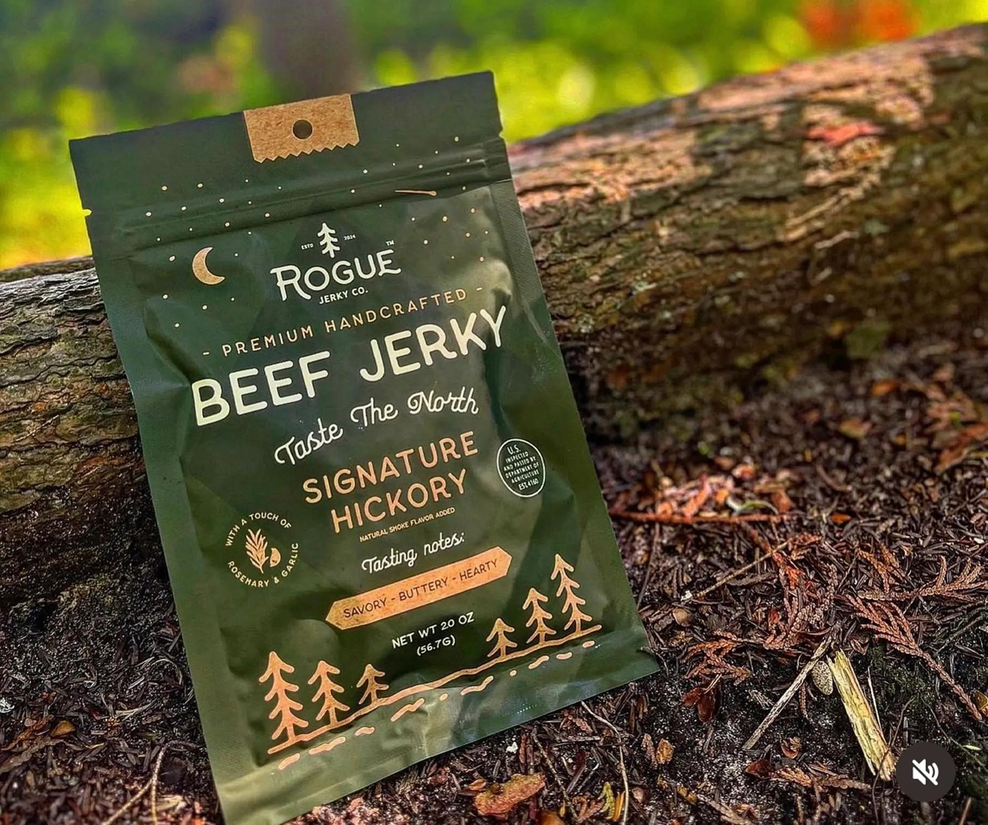 Rogue Jerky Co. Signature Hickory Beef Jerky - 2 pack | Hero Bread ...