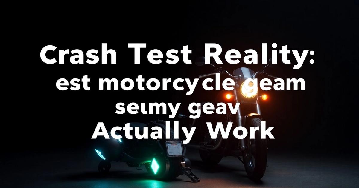 Best Crash-Tested Motorcycle Safety Gear 2024 | Real Reviews