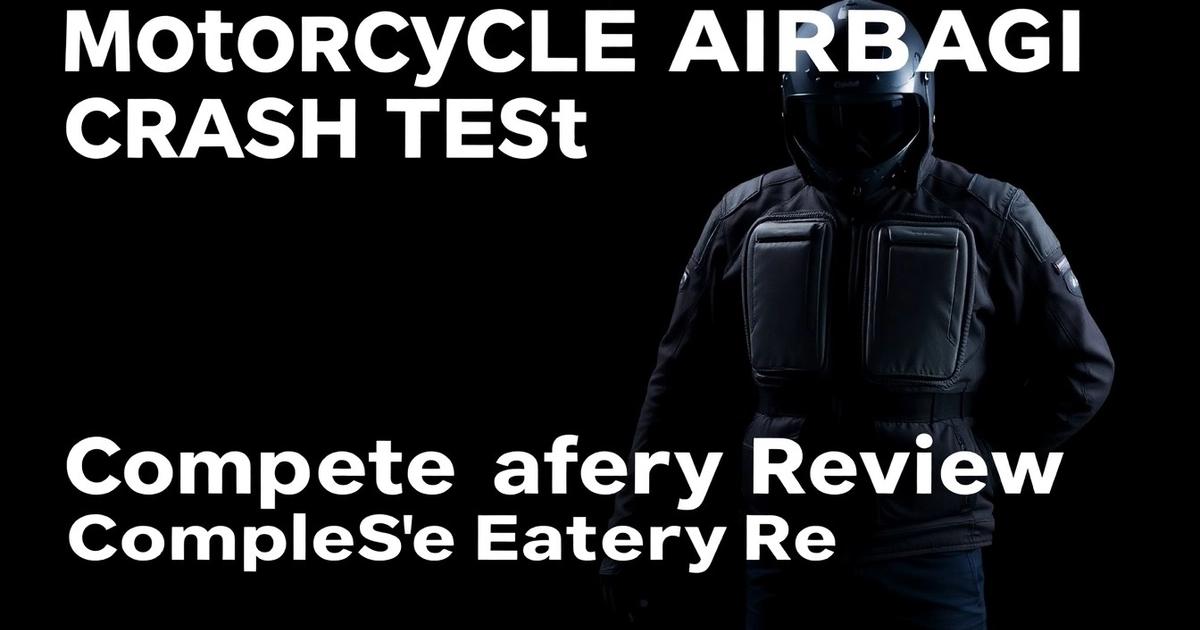 Motorcycle Airbag Jacket Crash Test Review 2024 | GothRider