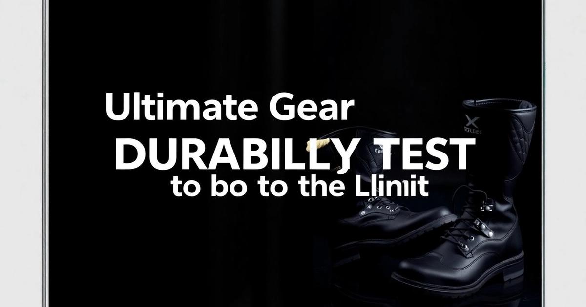Motorcycle Gear Durability Test: Jackets & Boots Survival Gu