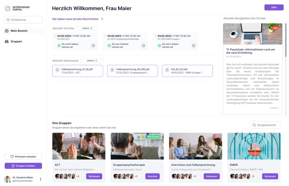 Intervisionsportal is using TelemetryDeck | TelemetryDeck