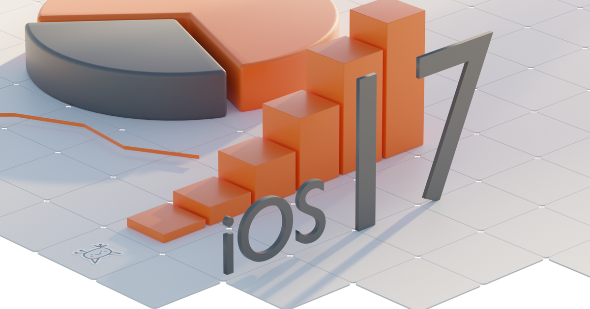 iOS versions market share in October 2023 | TelemetryDeck