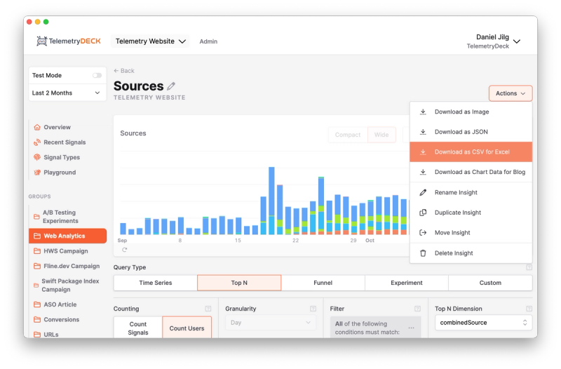 TelemetryDeck Fall Update 2023 | TelemetryDeck