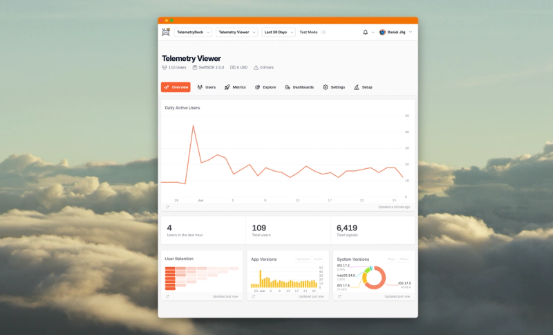 TelemetryDeck v6: Navigation and Information Hierarchy | TelemetryDeck