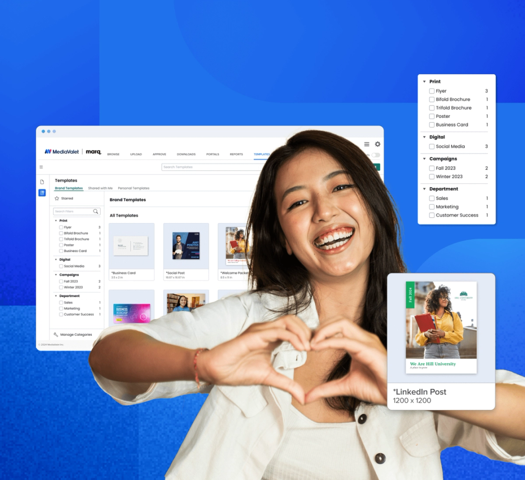 MediaValet Templating in Action | Social Media Campaign