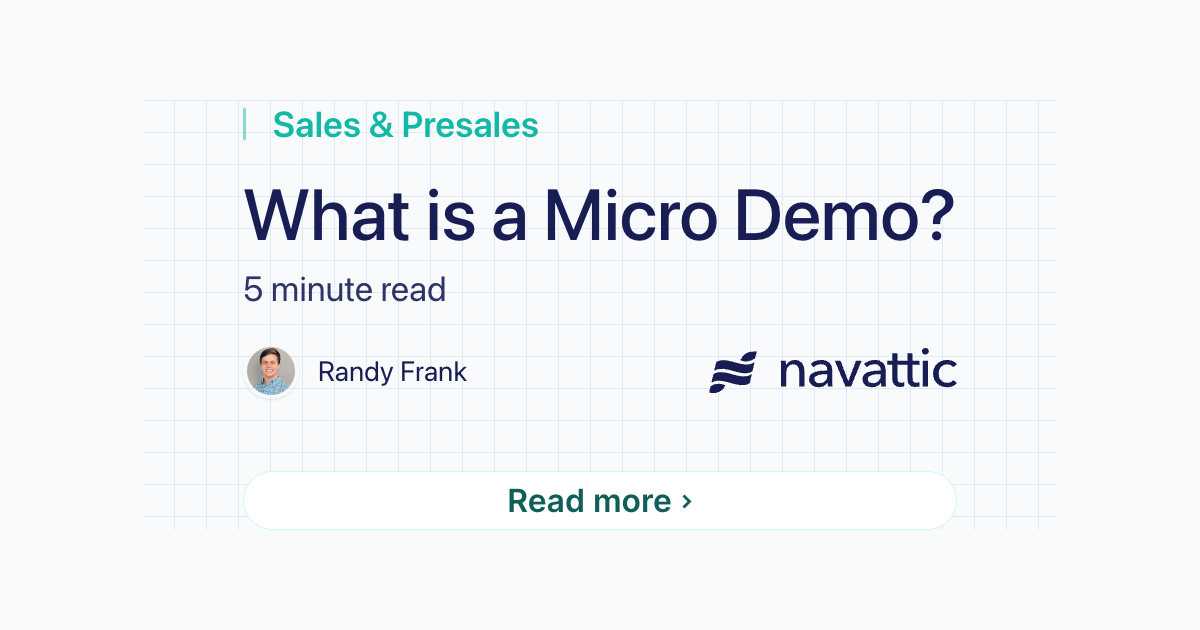 What is a Micro Demo?
