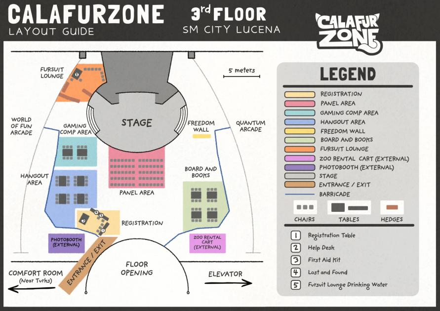 CalaFurZone 2026 Map Guide! | Furries PH