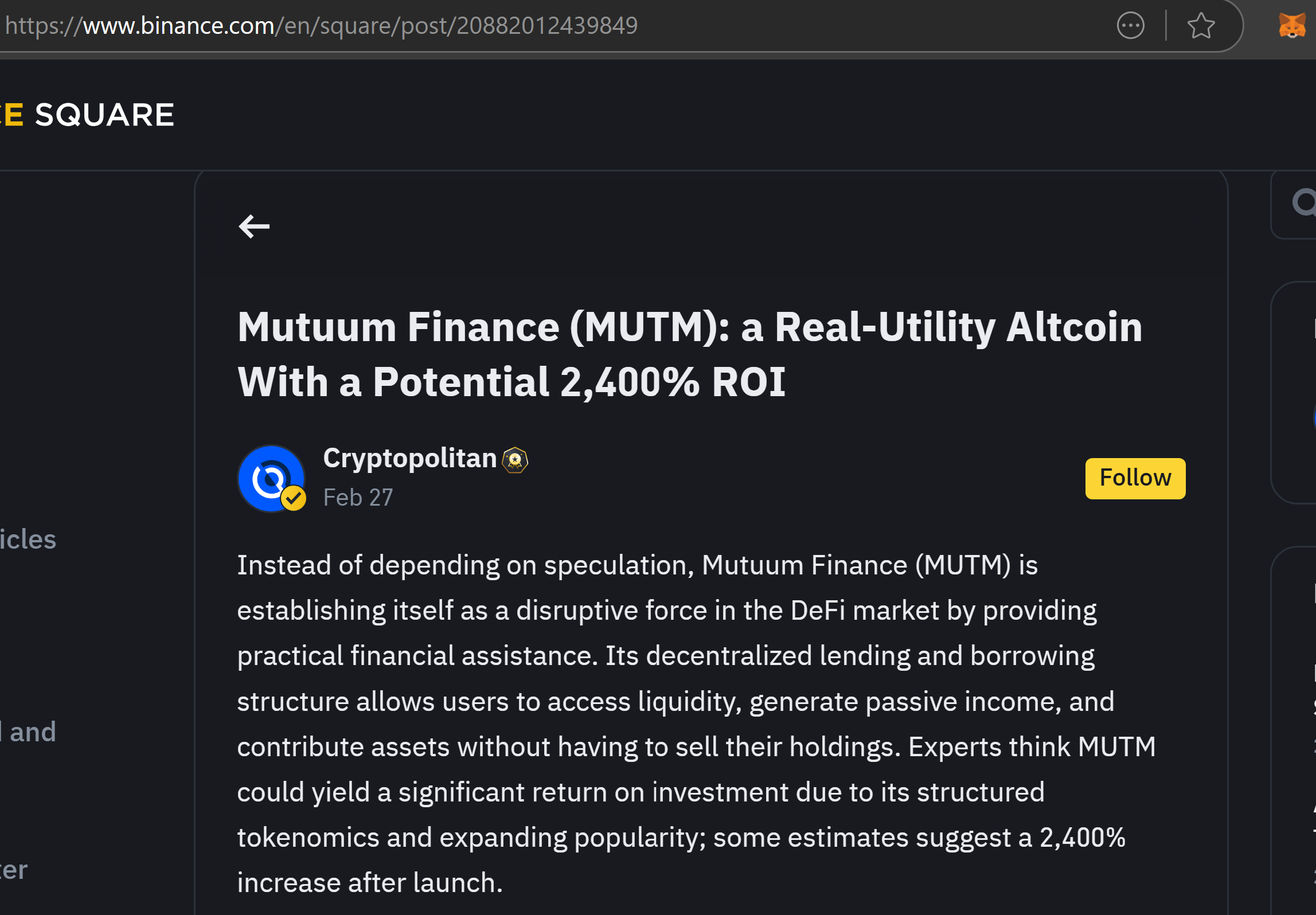 Mutuum Finance Crypto Review: Is $MUTM Token Legit or a Scam?
