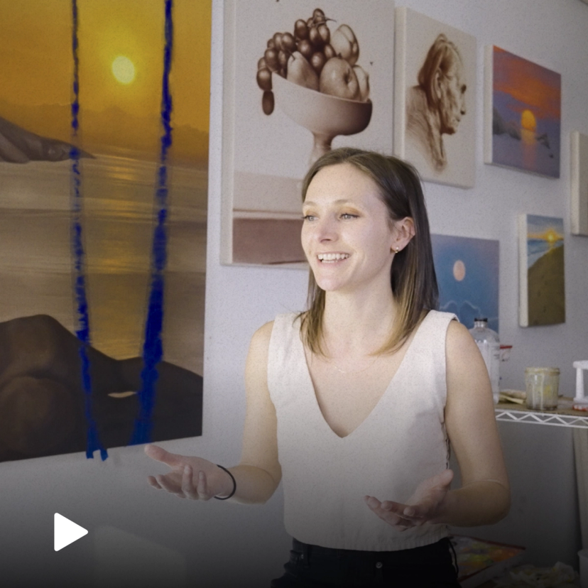 In the studio with Alexandra Rubinstein