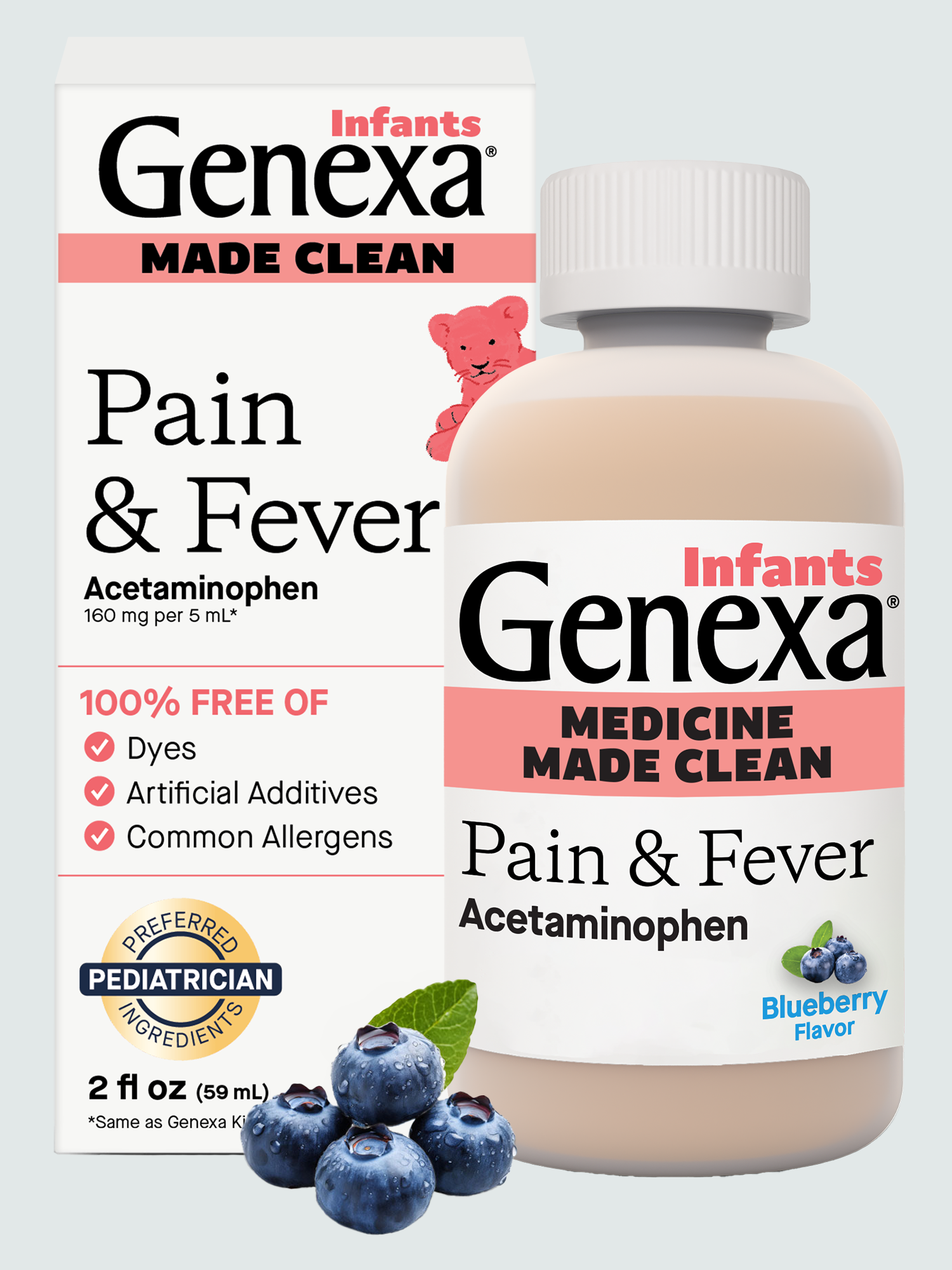 Infants' Pain & Fever Pain Reliever – Fever Reducer | Genexa