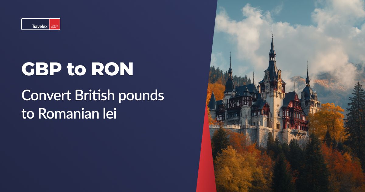 Convert Pounds to Romanian Lei | GBP to RON | Travelex UK