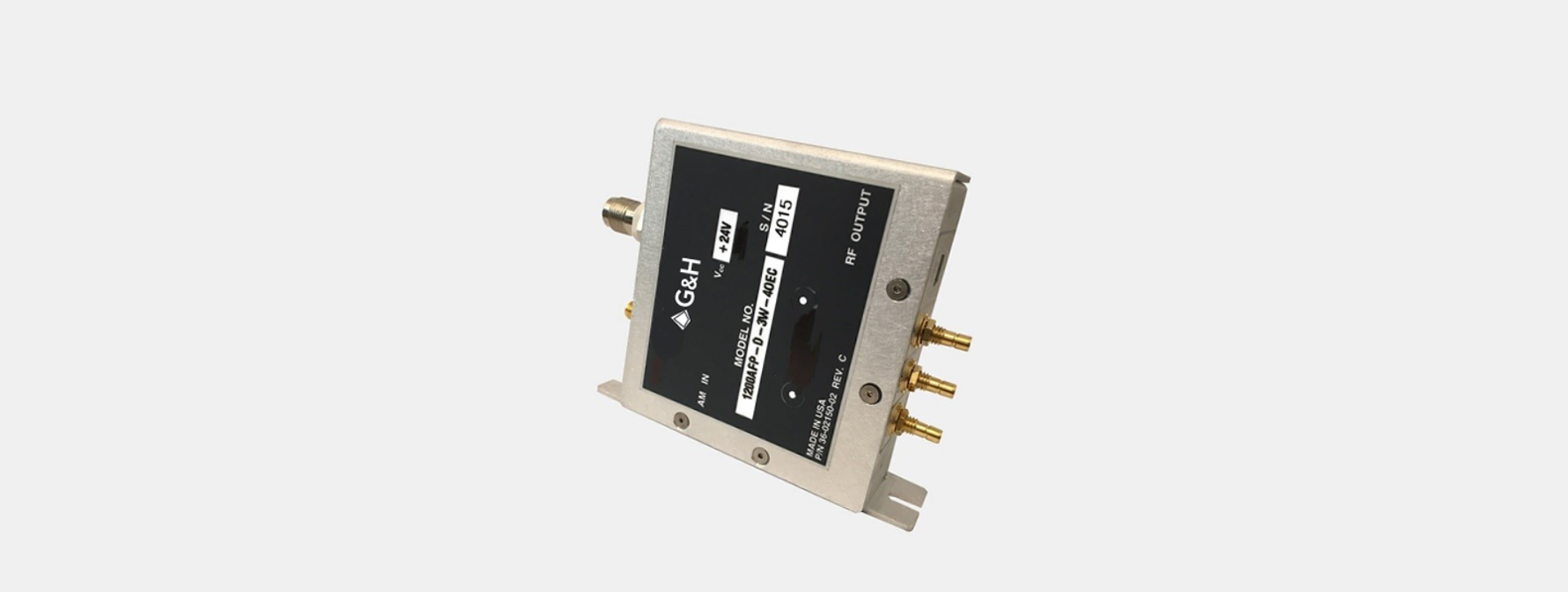 G&H Products │ RF drivers for acousto-optic devices │ 3910 series