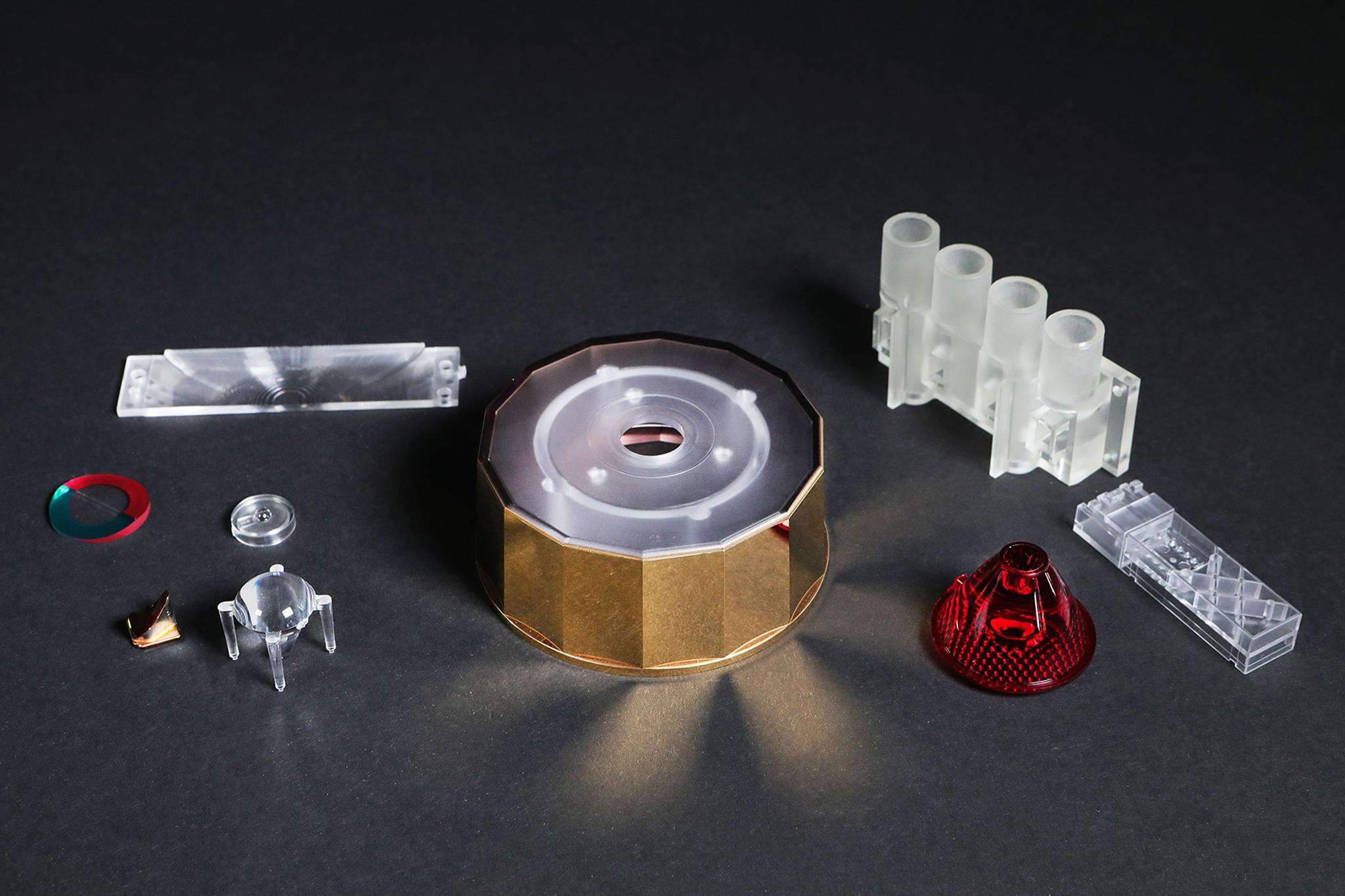 Transmission Curves for Polymer Optics