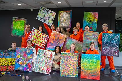 Vijfde editie buddytraject DPA & UAF: 12 van 15 statushouders aan het werk - Team EIFFEL