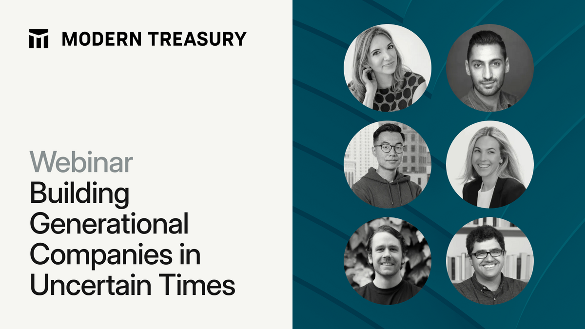 Building Generational Companies in Uncertain Times