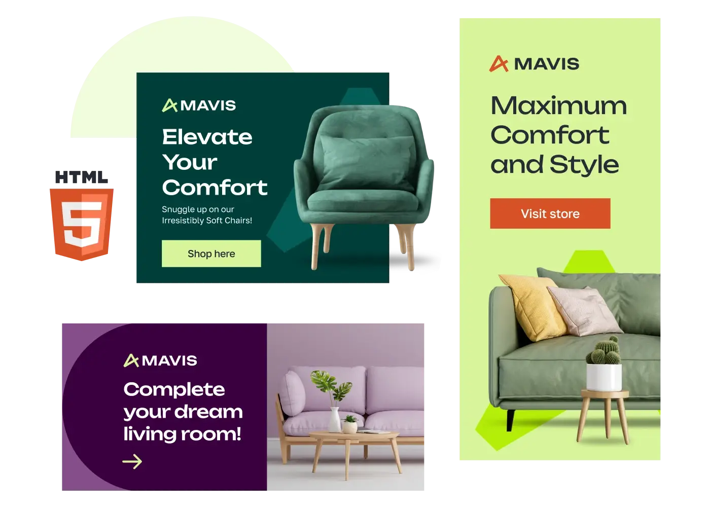 HTML5 Banner Creator - Create Animated HTML5 Banners - The Brief AI