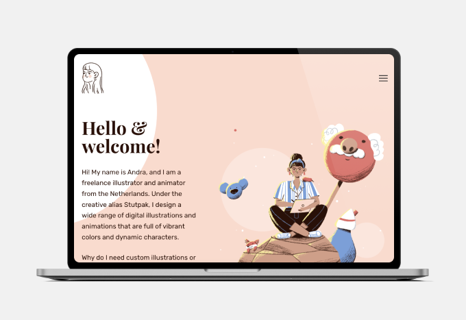 13 Unique Illustrator Portfolio Examples & Tips for Yours