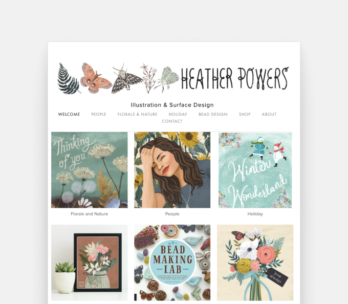 13 Unique Illustrator Portfolio Examples & Tips for Yours