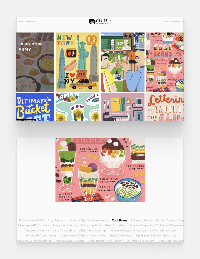 13 Unique Illustrator Portfolio Examples & Tips for Yours