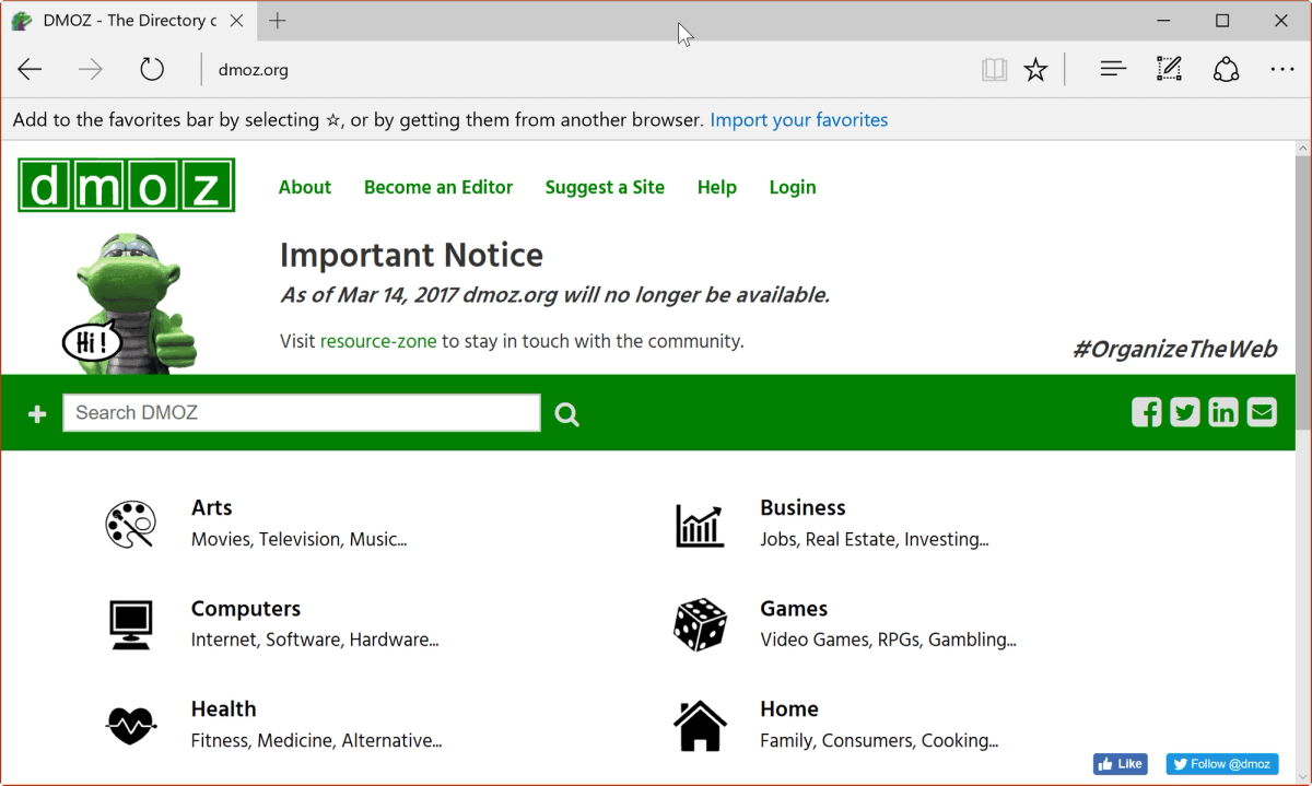 DMOZ What Happened to This SEO Powerhouse