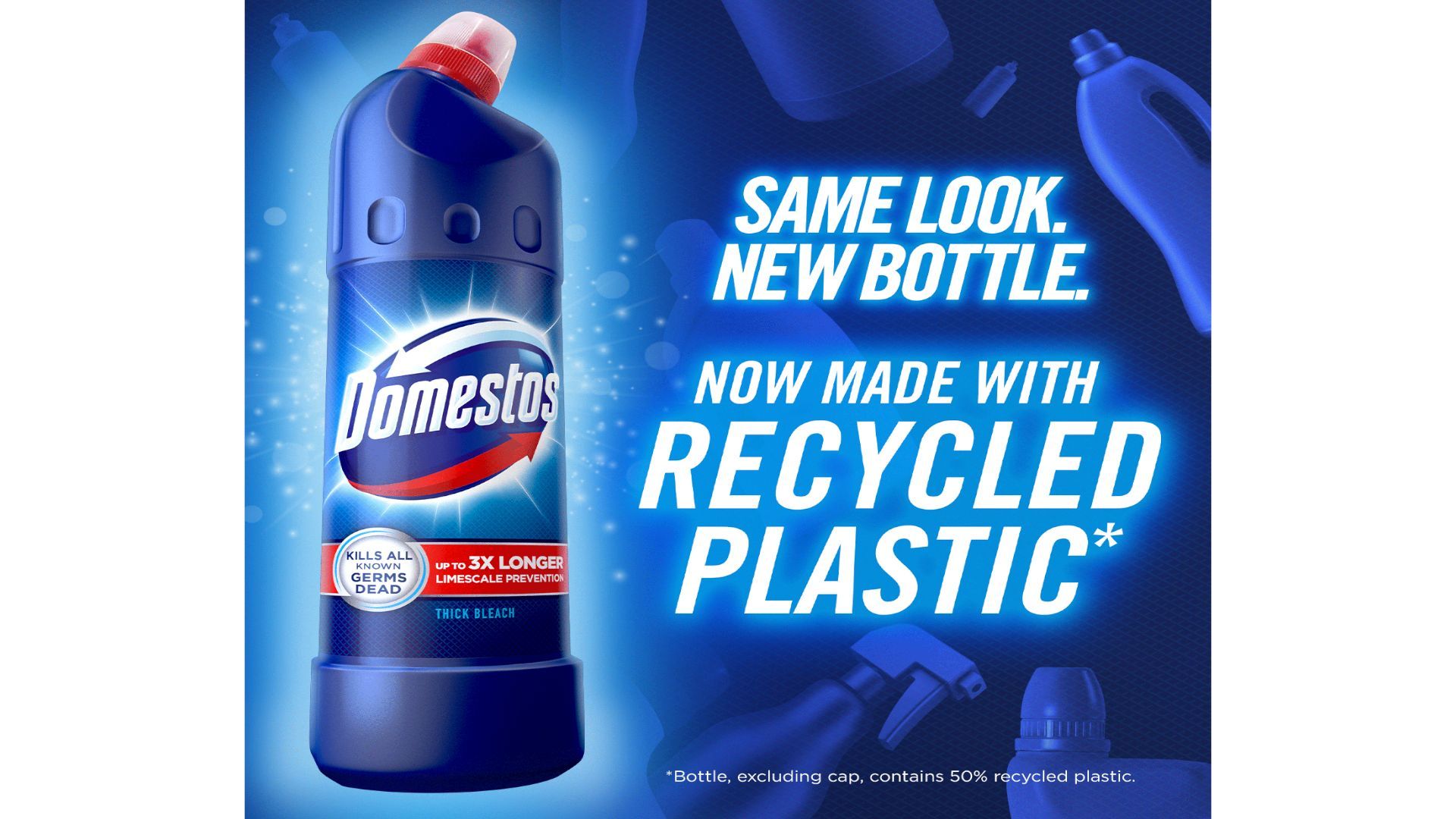 Domestos first with new bottles made with recycled plastic | Unilever