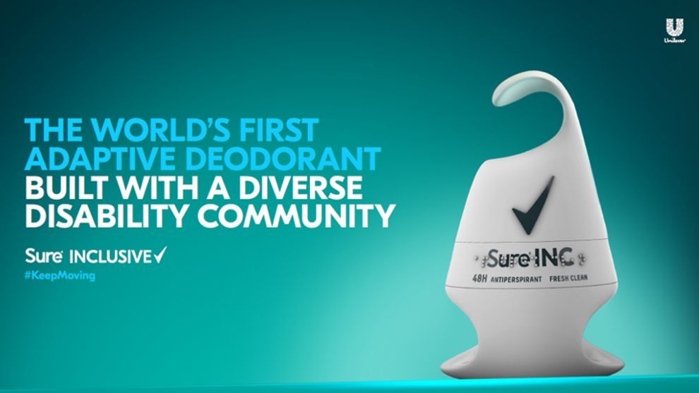 Sure trials the world’s first deodorant for people with disabilities ...