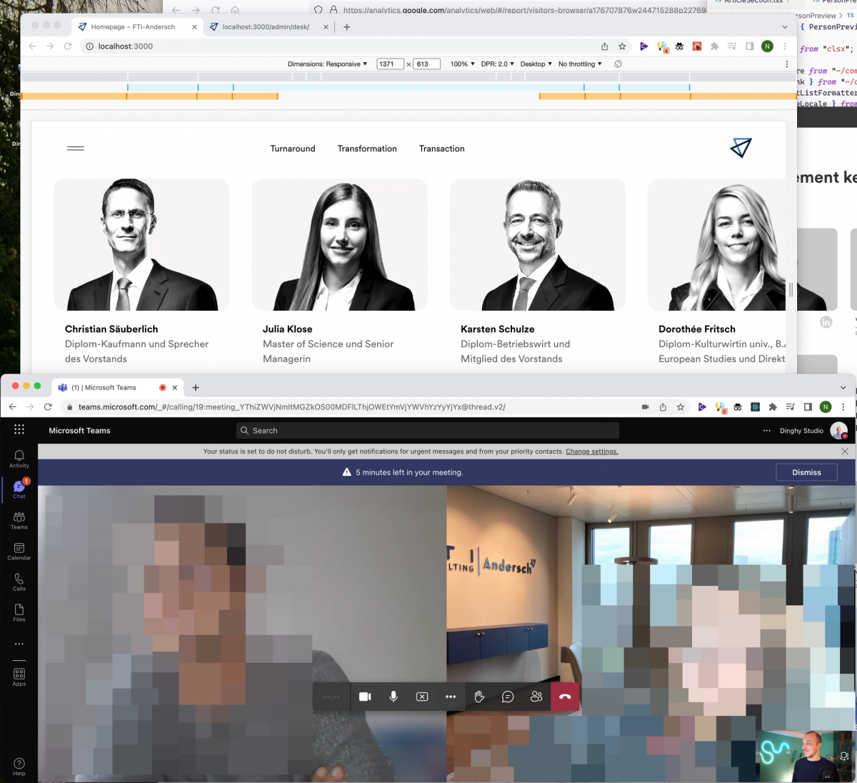 FTI-Andersch Website Concept, Re-Design and Implementation