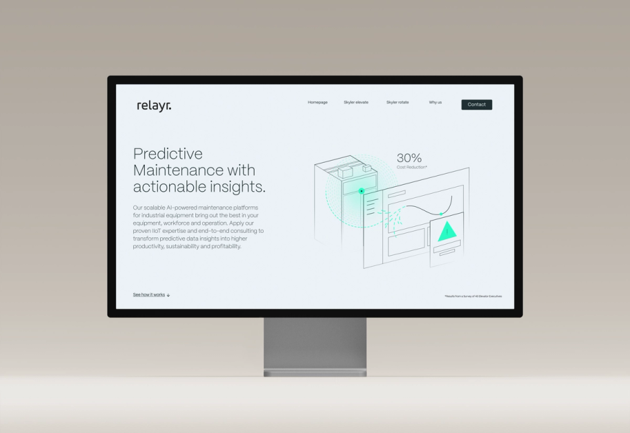 Relaunch Relayr’s corporate website