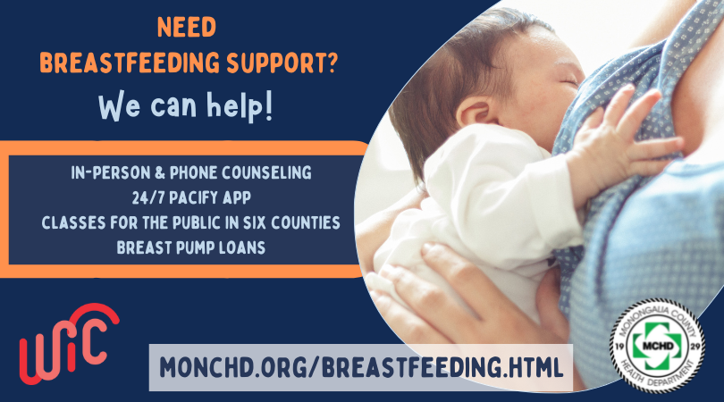 MCHD WIC helps mothers with breastfeeding year-round | Monongalia ...