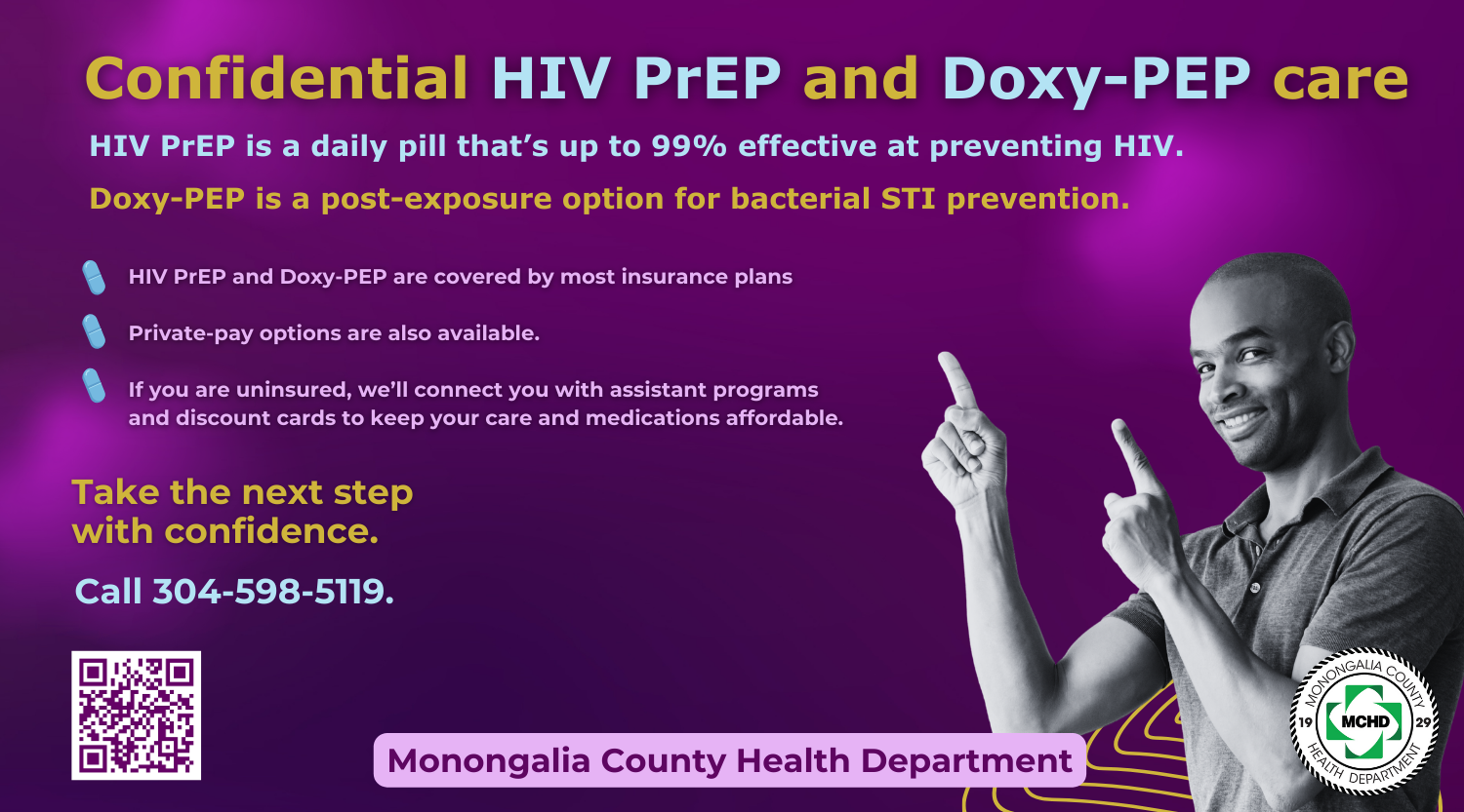 MCHD will be in the community this week with HIV PrEP info | Monongalia ...