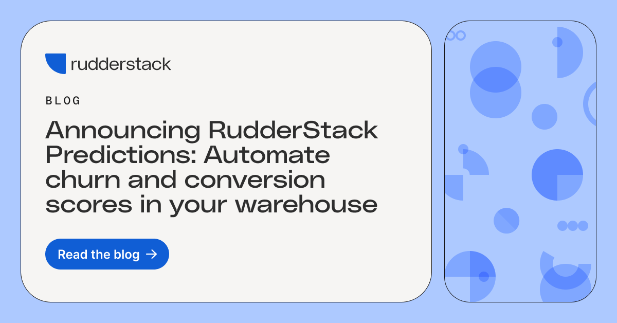 Feature launch: RudderStack Predictions