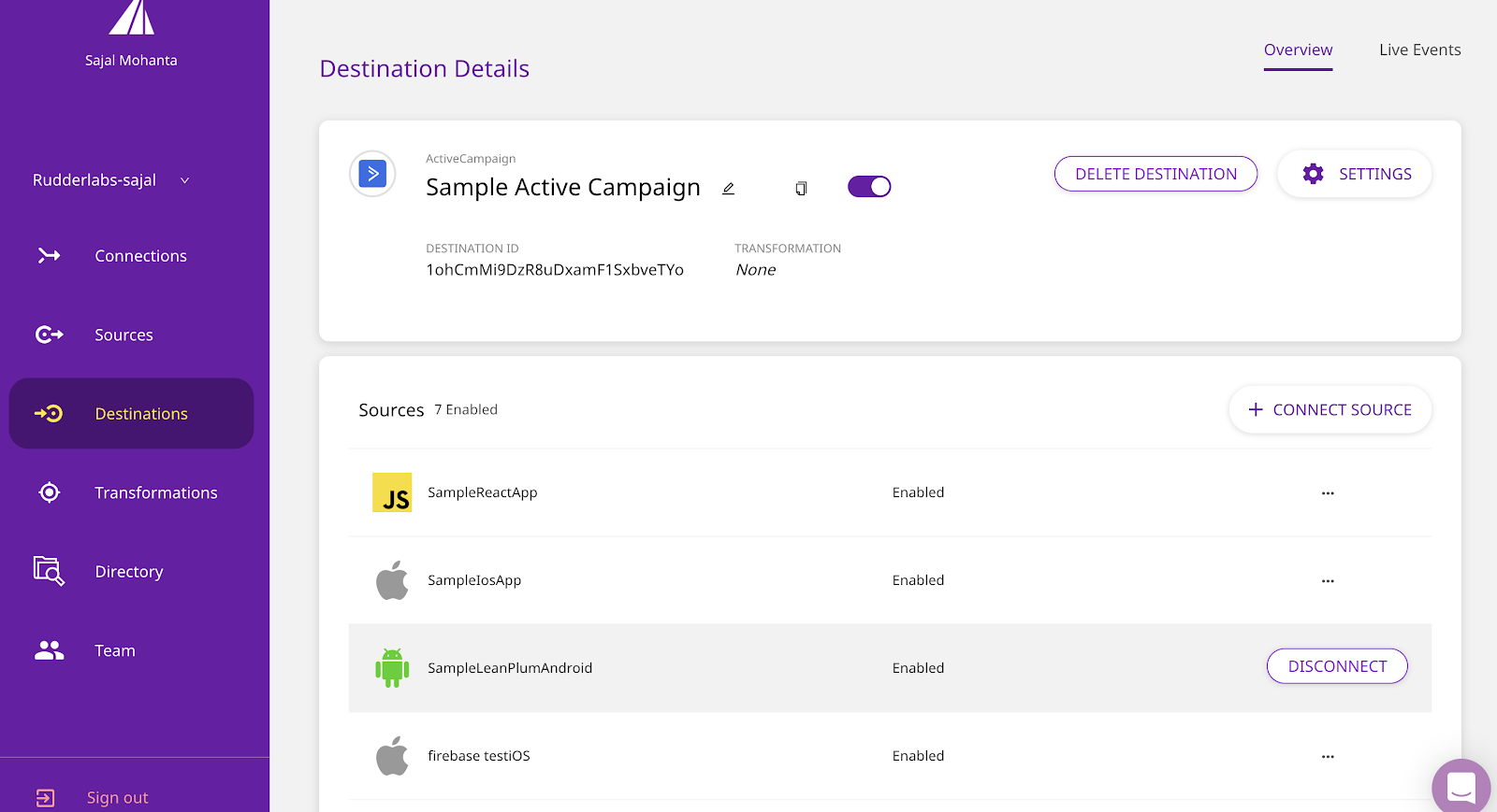 6 Steps to Sending Data to Any Destination Using RudderStack CDP