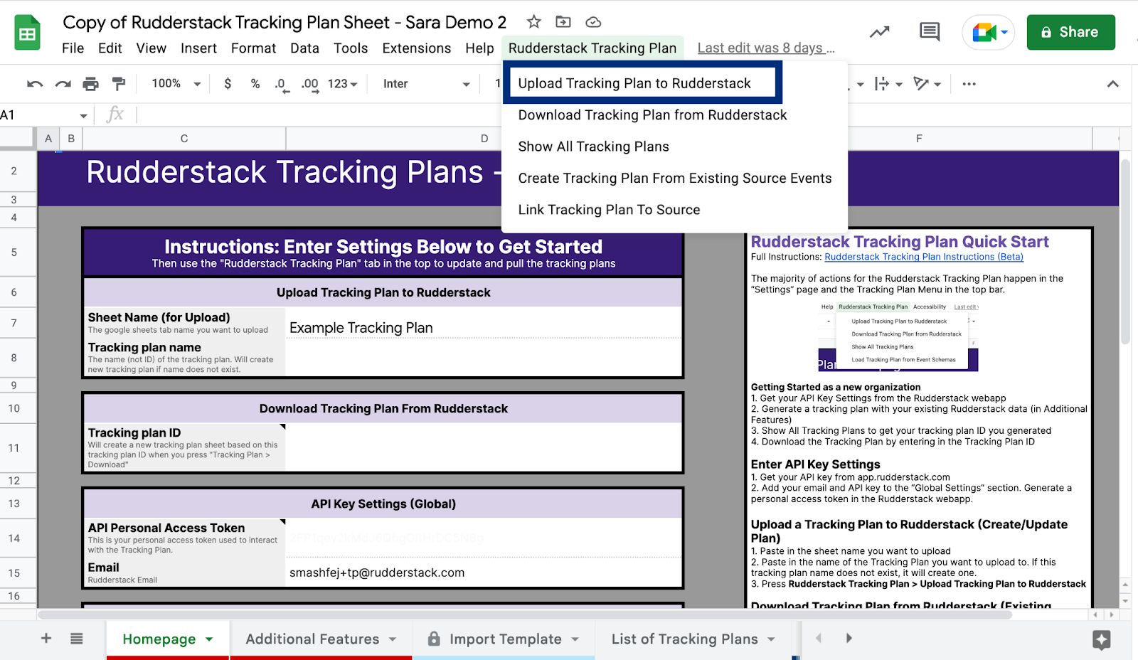 Get Started with Tracking plans