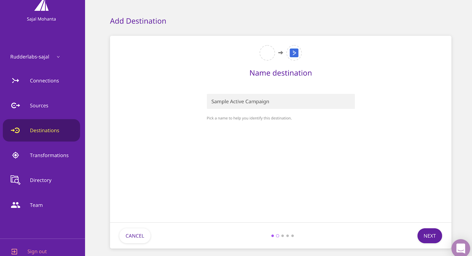 6 Steps to Sending Data to Any Destination Using RudderStack CDP
