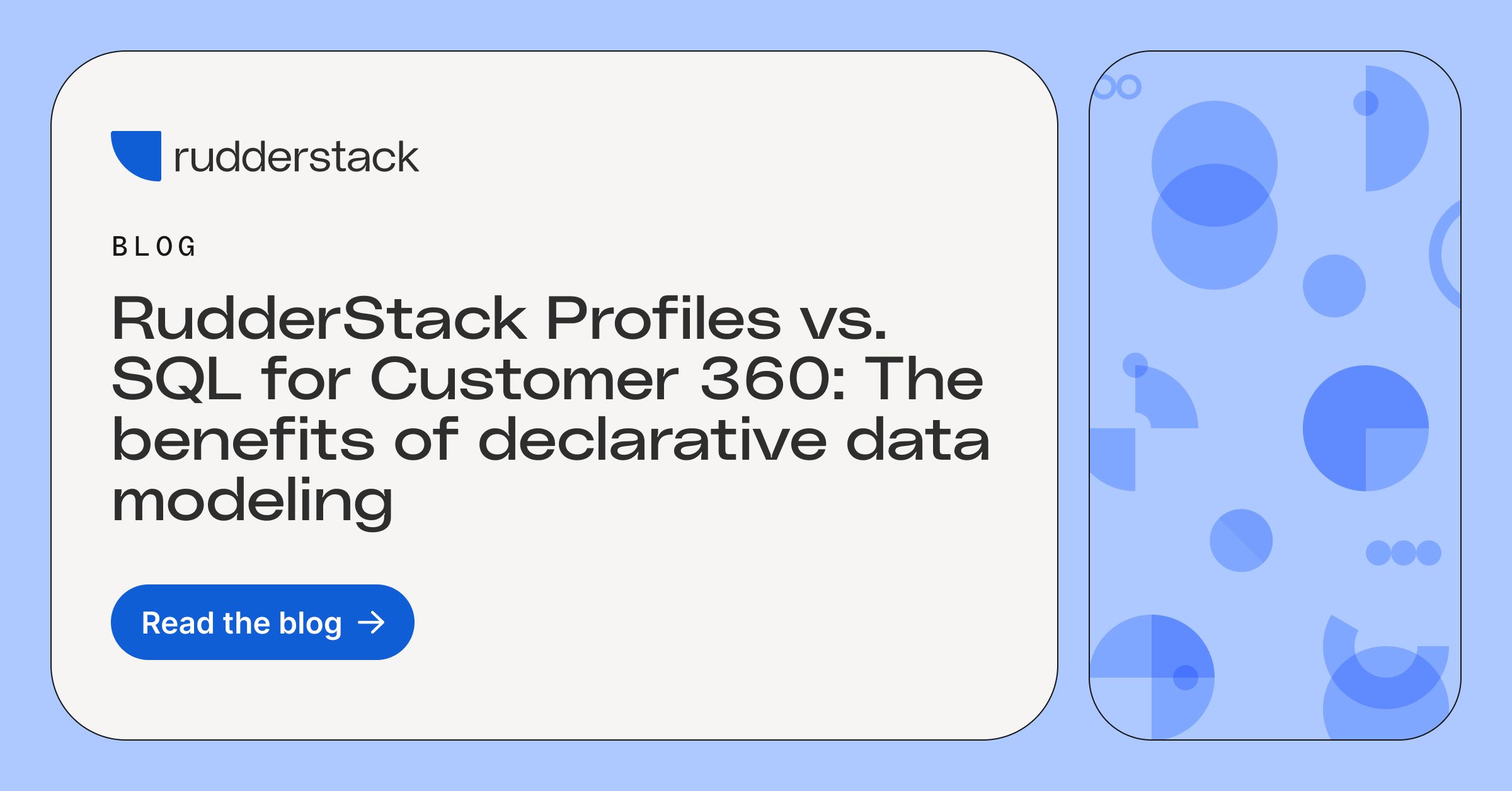 RudderStack Profiles vs. SQL for Customer 360 data modeling