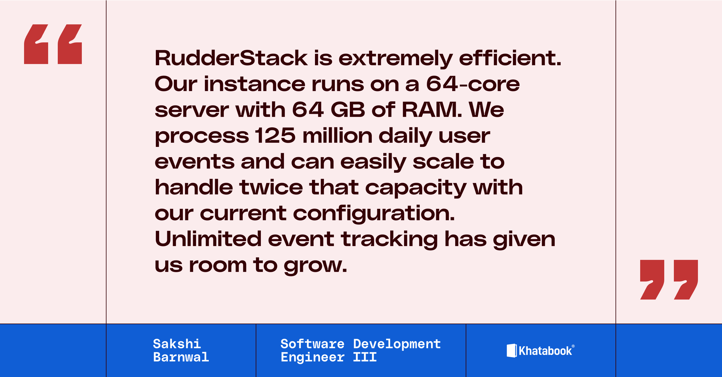 Khatabook Replaces Segment with RudderStack
