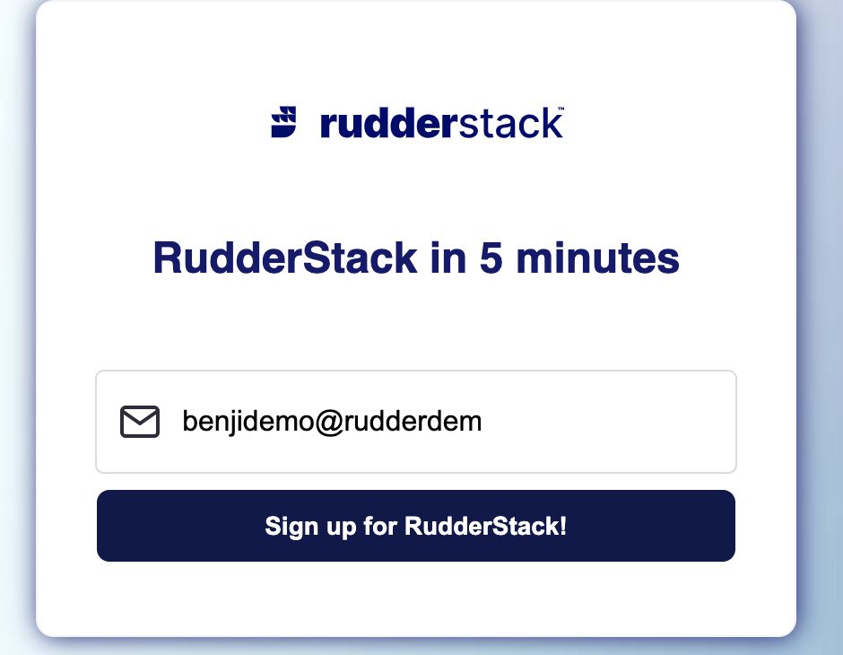 How to Send Data in 5 Minutes Using RudderStack