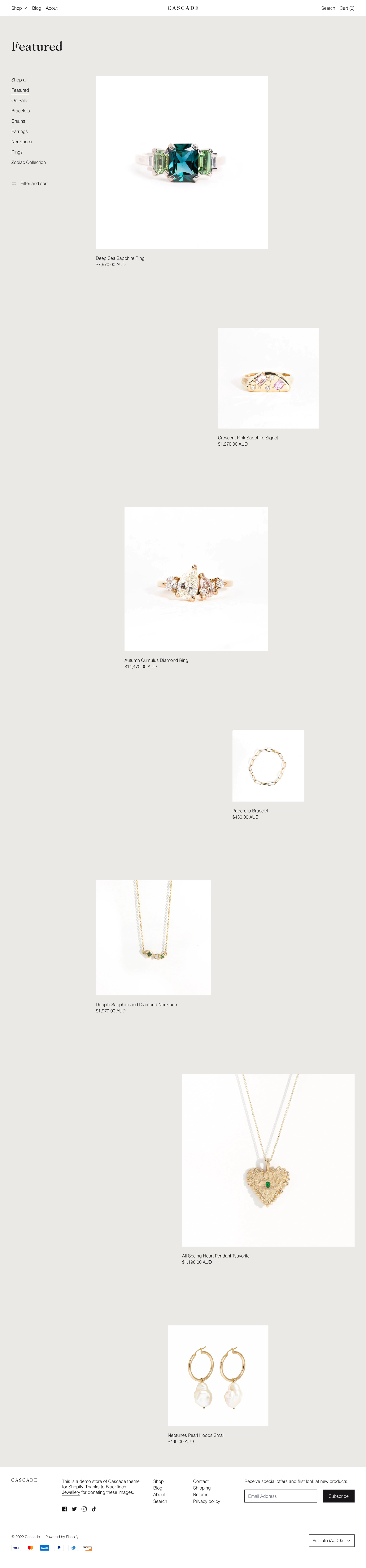 Cascade - Switch Themes