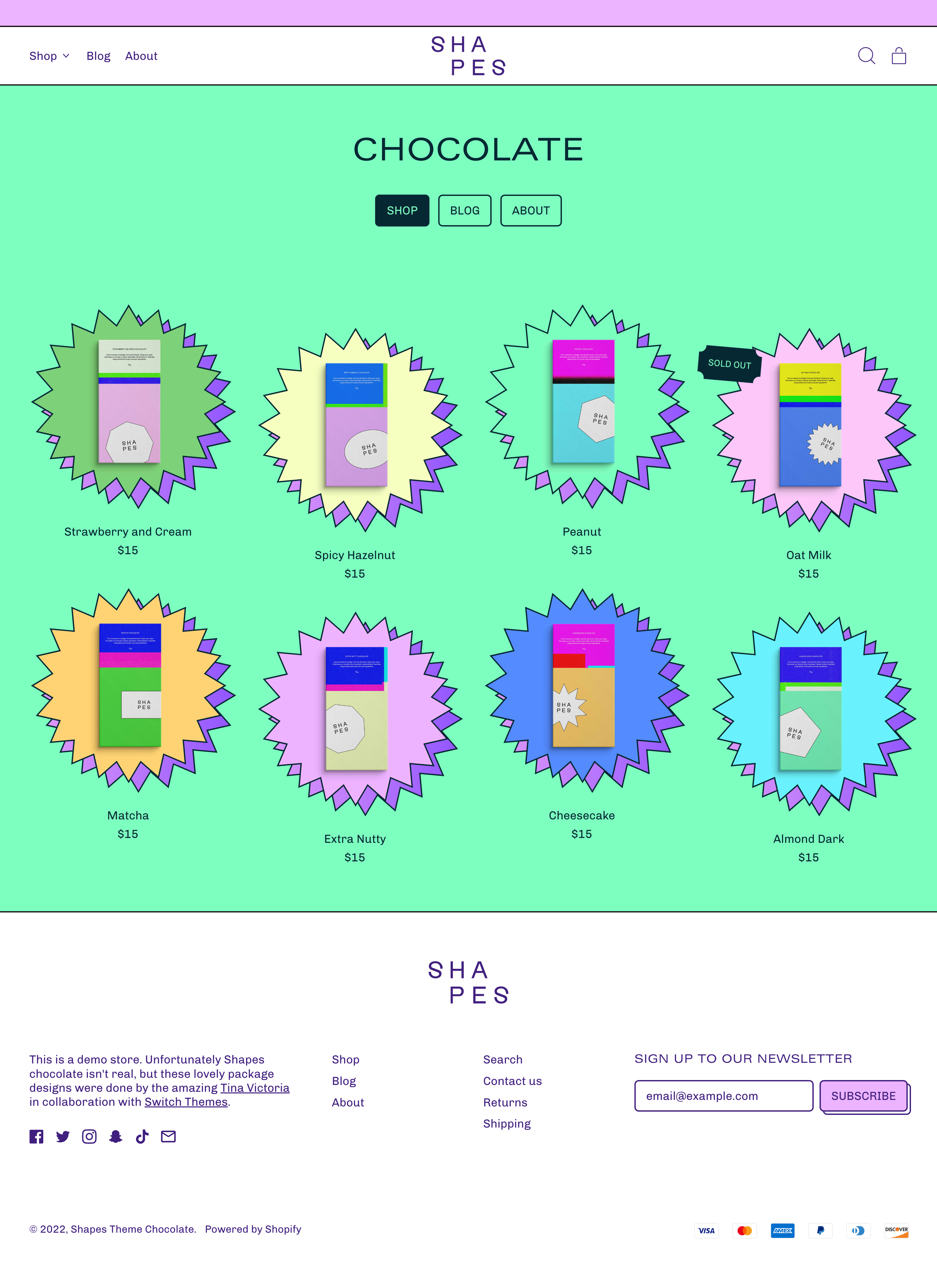 Shapes - Switch Themes