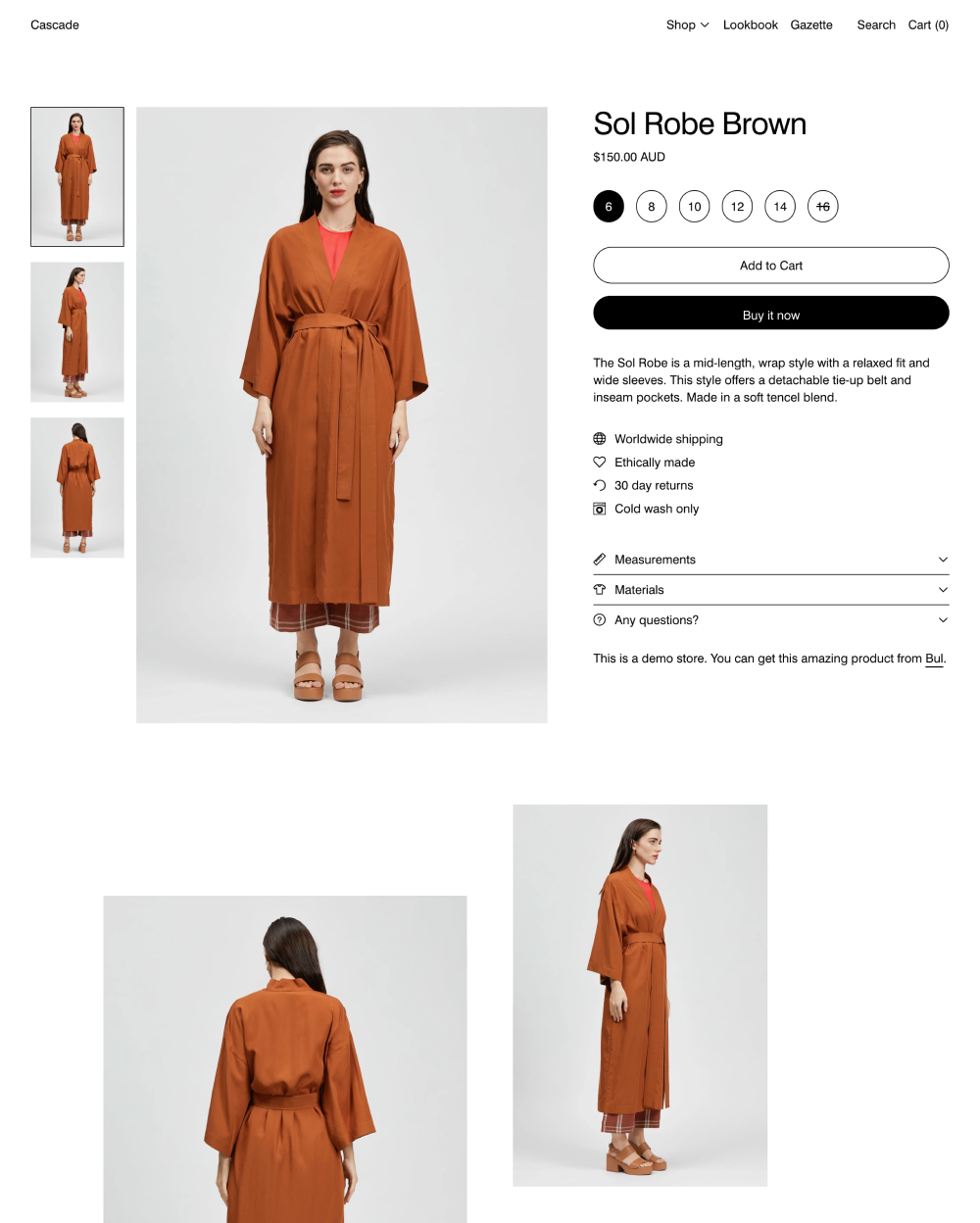 Cascade - Switch Themes