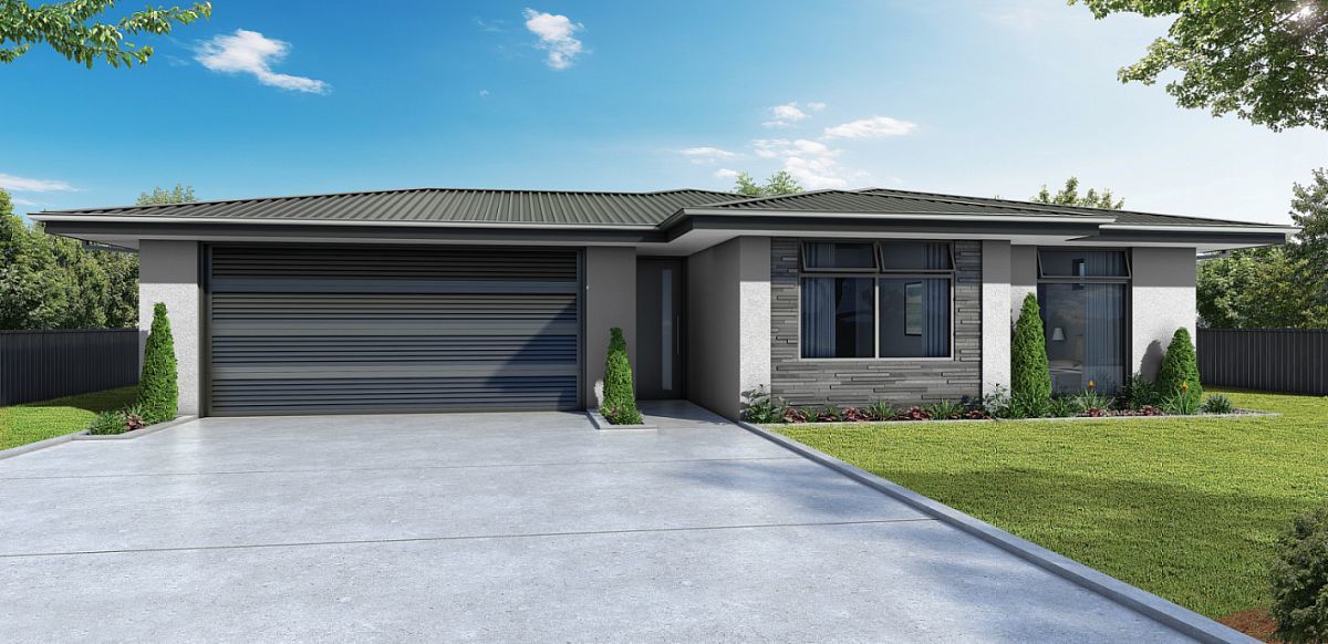 The Whitaker is a spacious plan offering modern living. | Mike Greer Homes