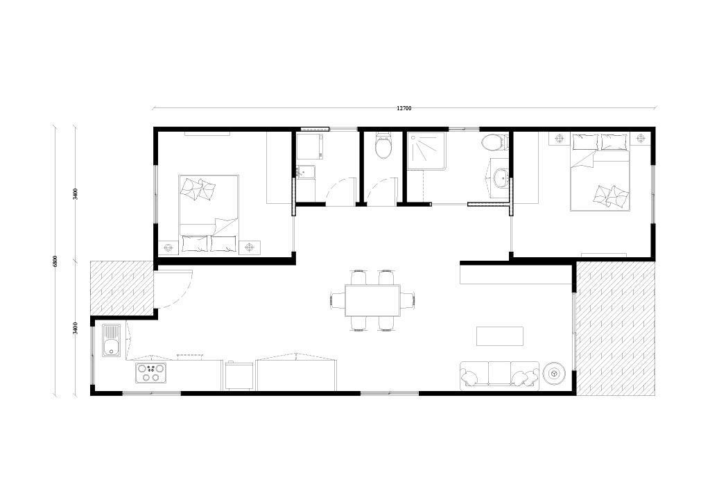 Pros - Two Bedroom | ModX Pros - Two Bedroom | ModX