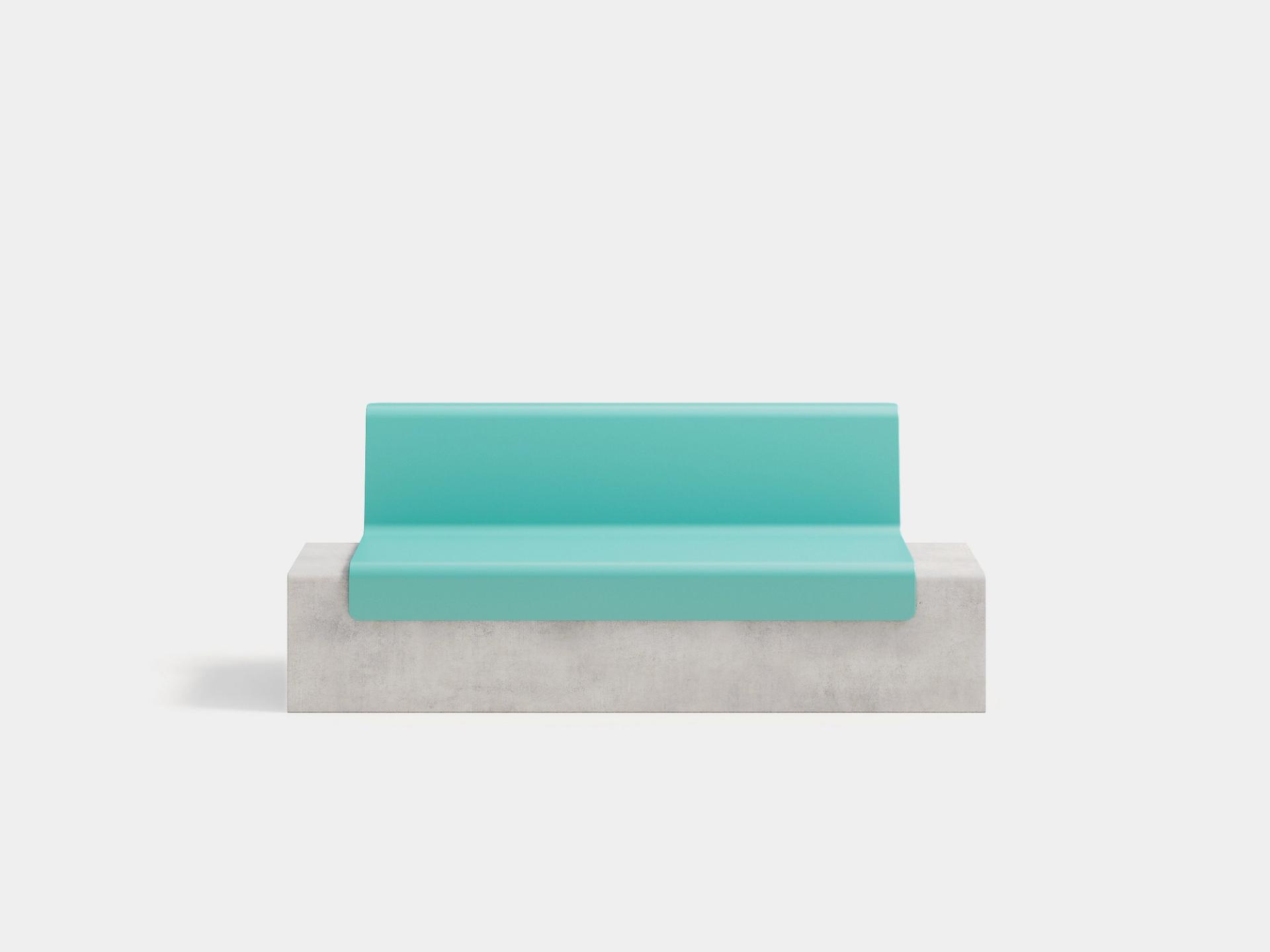 Metal Backed Bench | Green Theory
