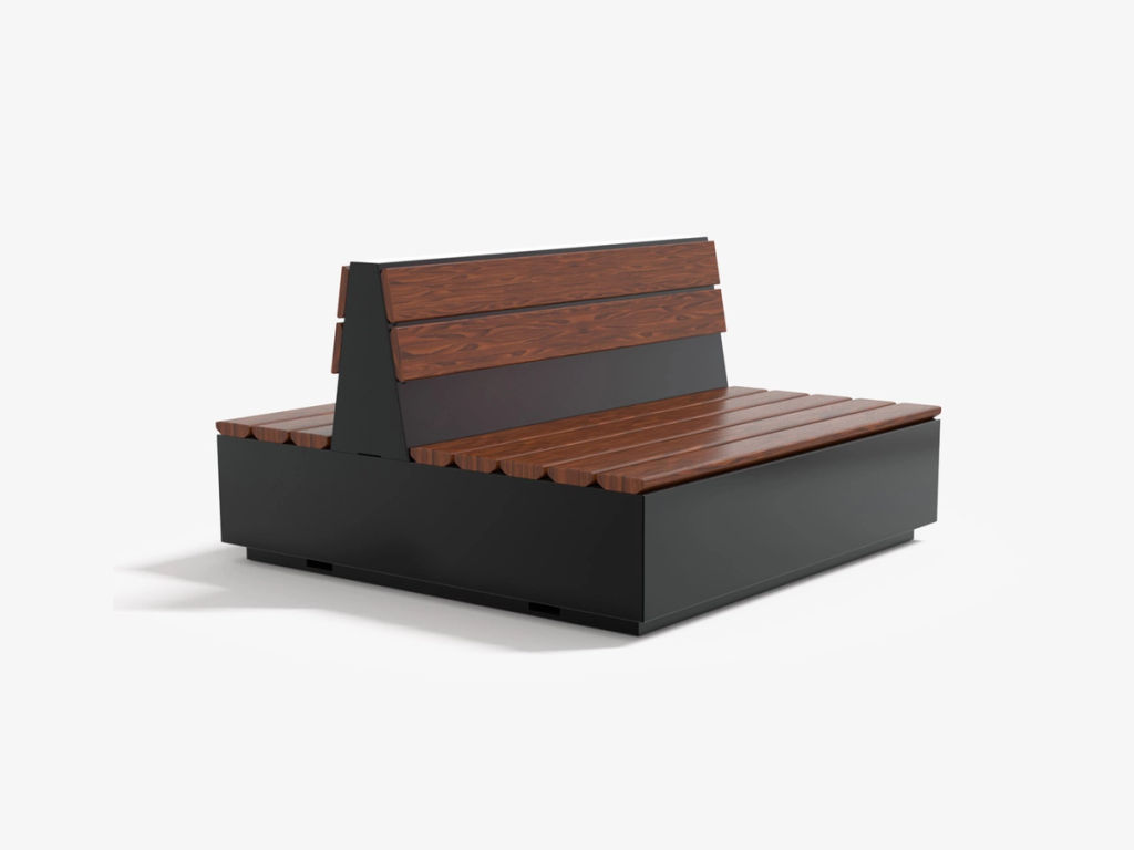 Double Backed Bench | Green Theory